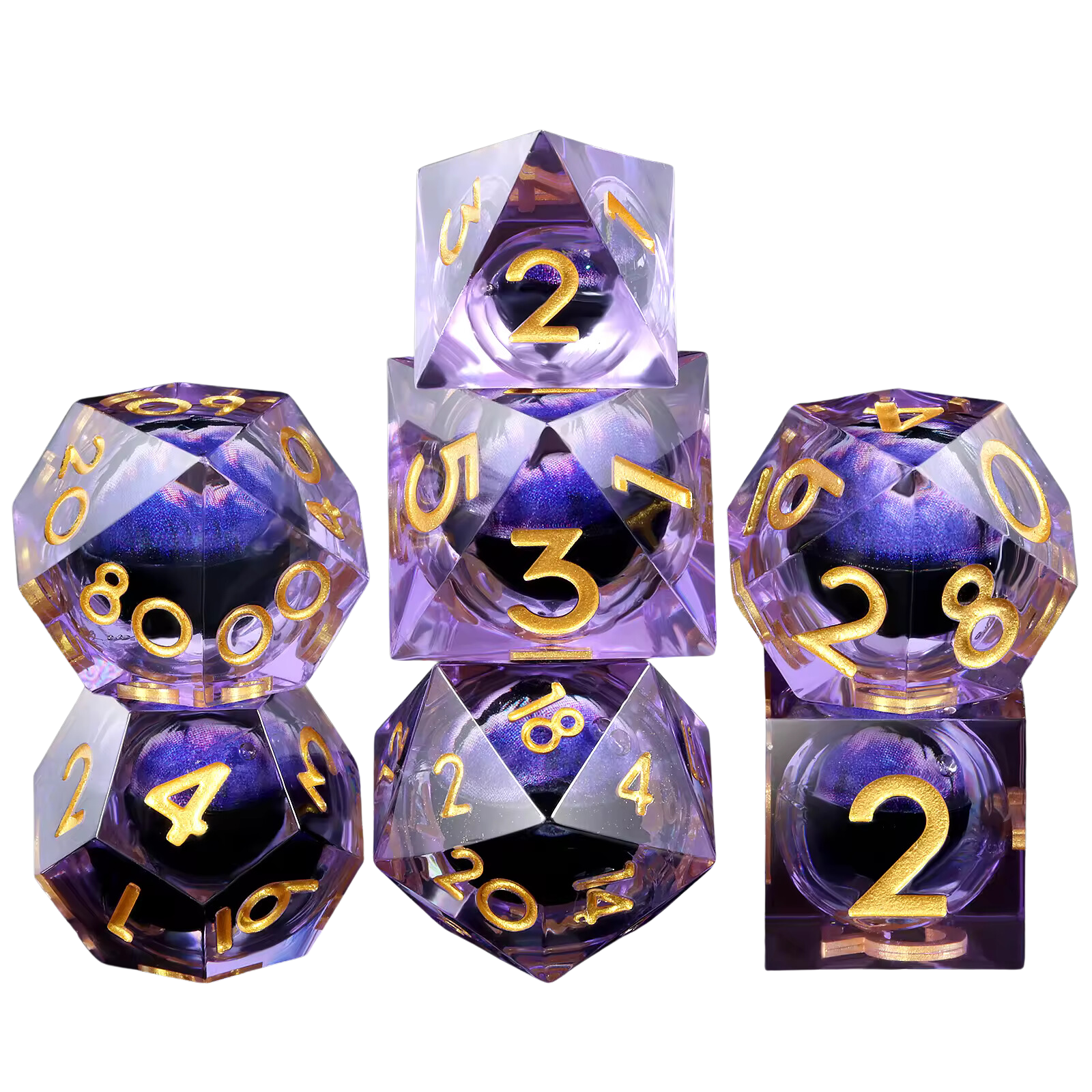 Dragon's Illusory Gaze DnD Dice Set – Wancelot